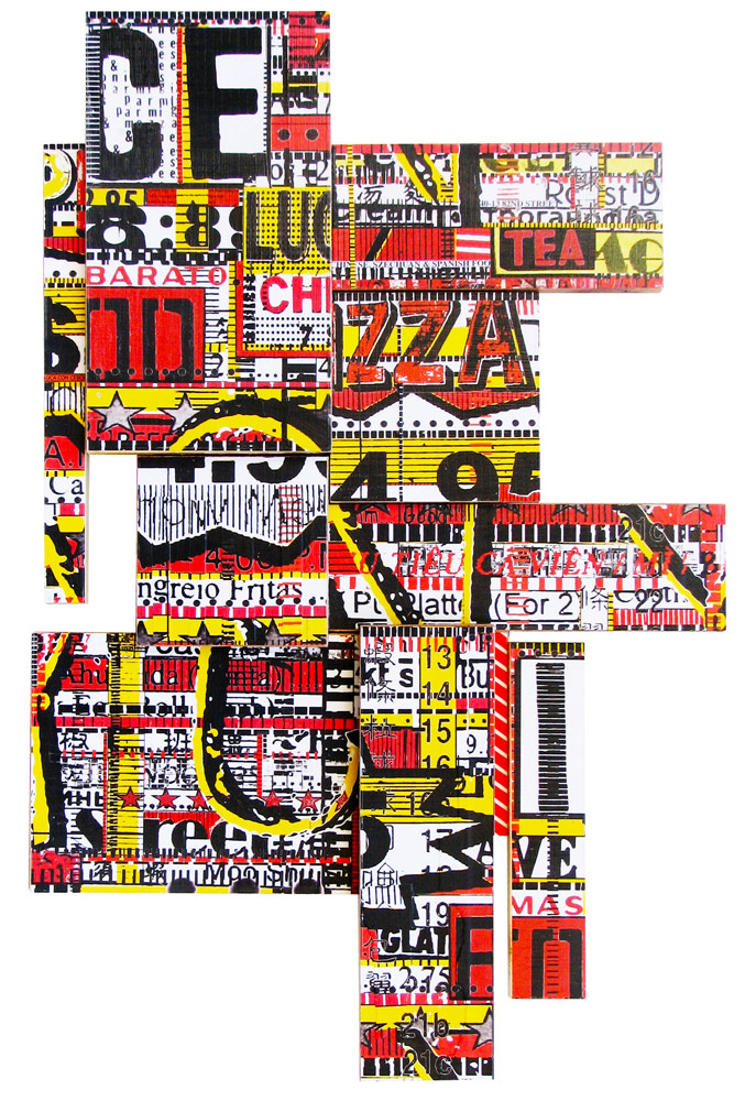 Urban Photo Collage Art | Combo Platter Pieces | Josh Goldstein