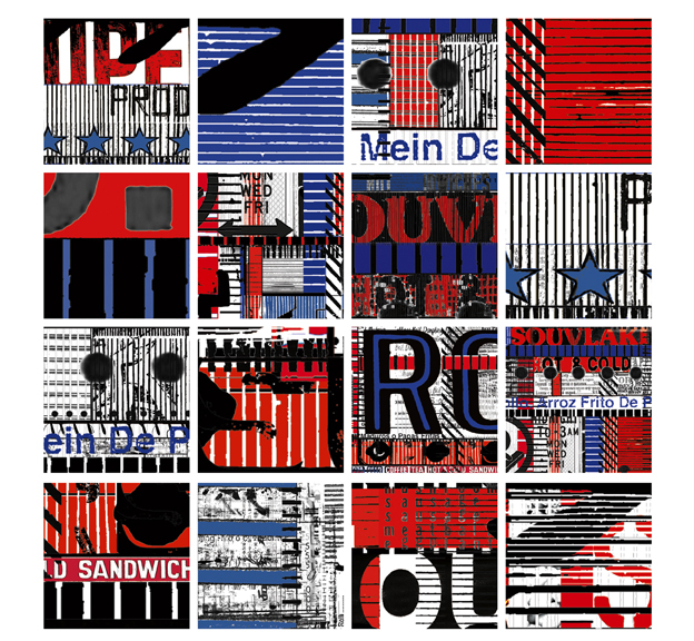 Urban Photo Collage Art | Combo Platter Pieces | Josh Goldstein